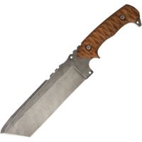 Wander Tactical T-Rex Fixed Blade Knife | T-REX BROWN GUNKOTE CLEAR