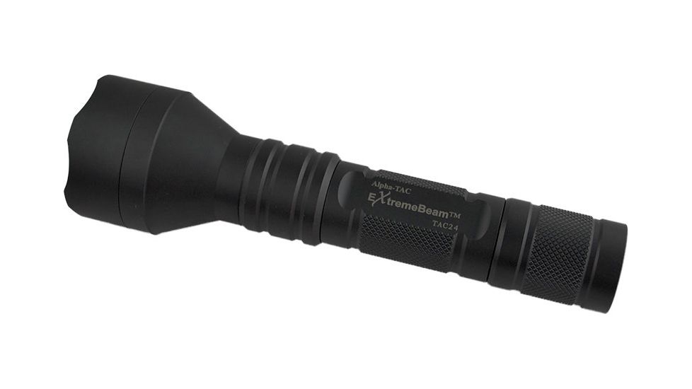 ExtremeBeam TAC 24 S.W.A.T. 340 Lumens Black Flashlight w/ Momentary ...