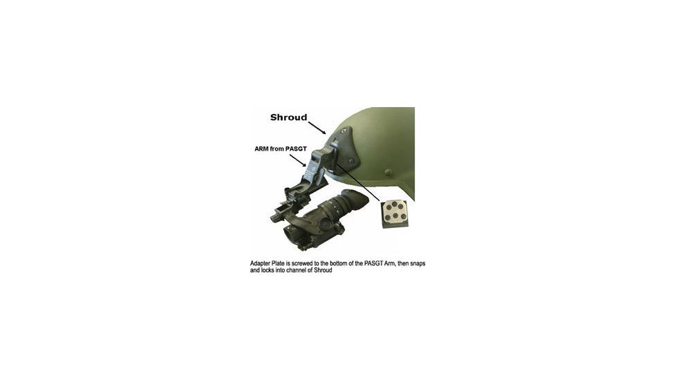 Morovision MICH Helmet Shroud 3-Hole Low Profile MVA-1722010
