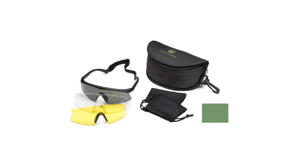 Revision Eyewear Sawfly Eyeshield High Impact Deluxe kit with Clear ...