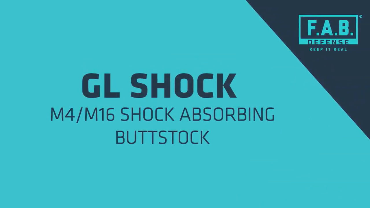 FAB Defense GL-Shock Adjustable Cheek Riser w/ Picatinny Rail Adaptor ...