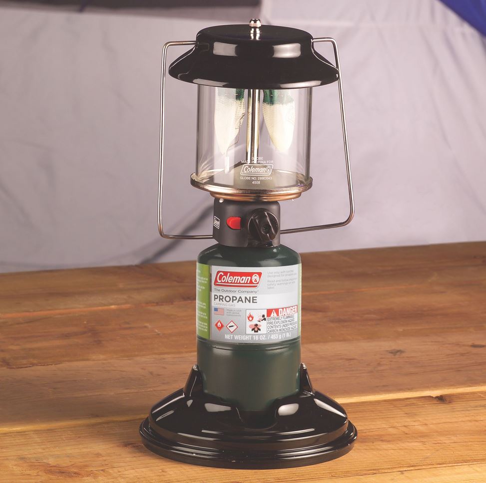 Coleman QuickPack 2 Mantle Propane 1000 Lumen Lantern w/ Case ...