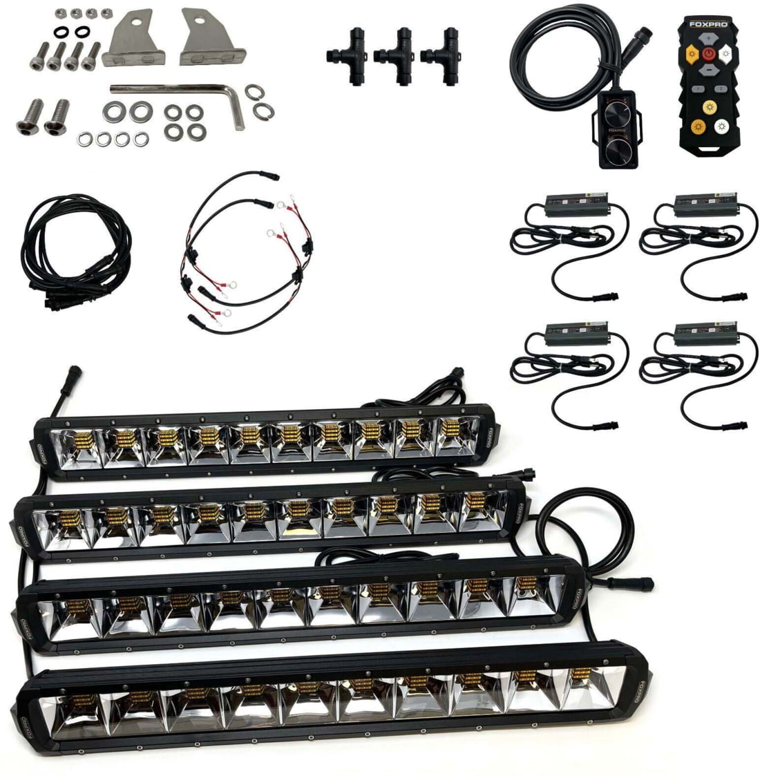FoxPro Mudcutter Kit Bow Fishing LED Lights | MUDCT4KIT