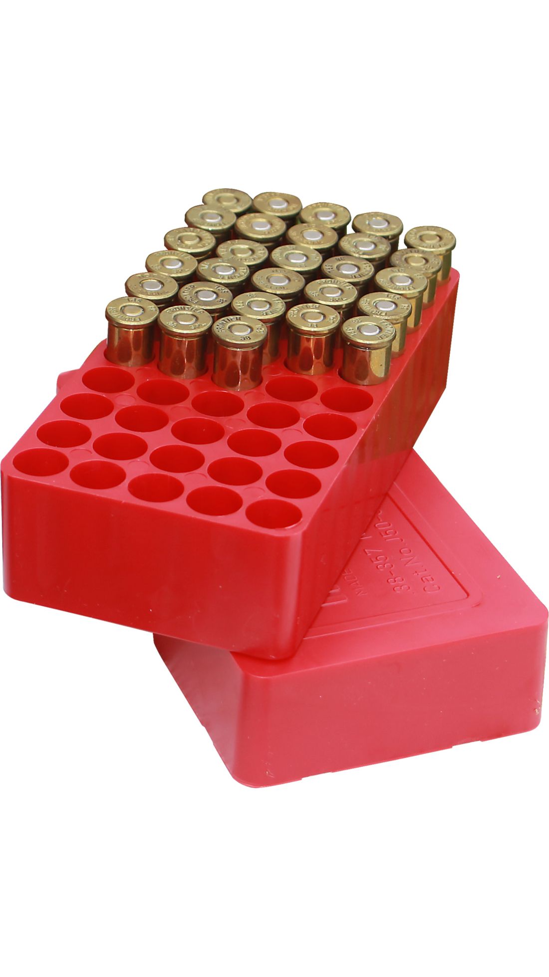 MTM J-50 Slip-Top Boxes .38 Special/.357 Magnum Red J-50-38-30